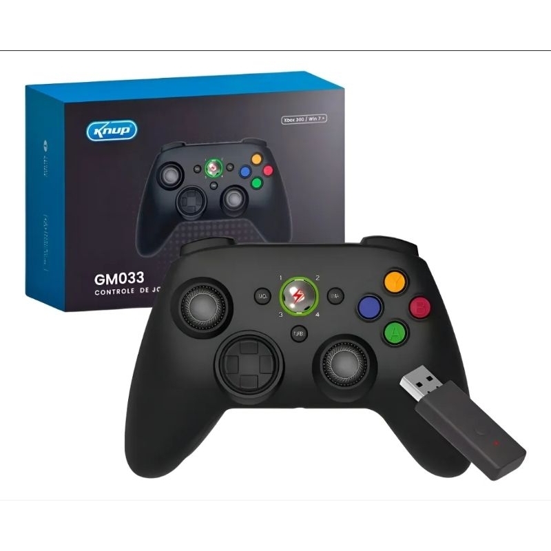 Controle Joystick Dualshock para Xbox 360 e Pc | Shopee Brasil