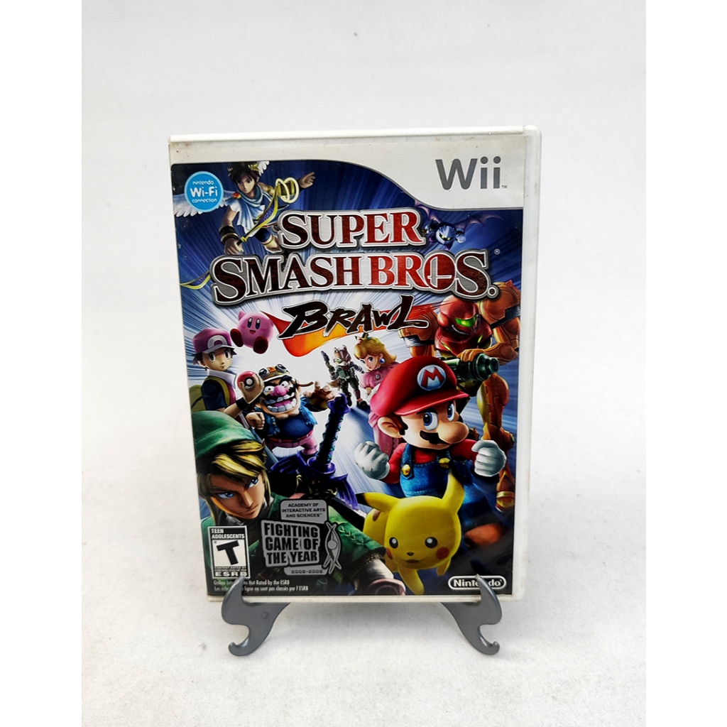 Super Smash Bros. Brawl Wii Nintendo Completo Americano Original Big ...