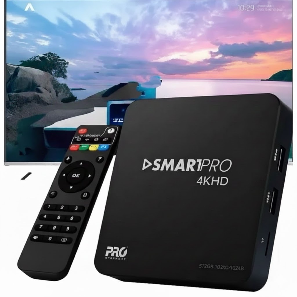 SmartPRO 4K HD Streaming player Transforma sua TV em Smart TV ...