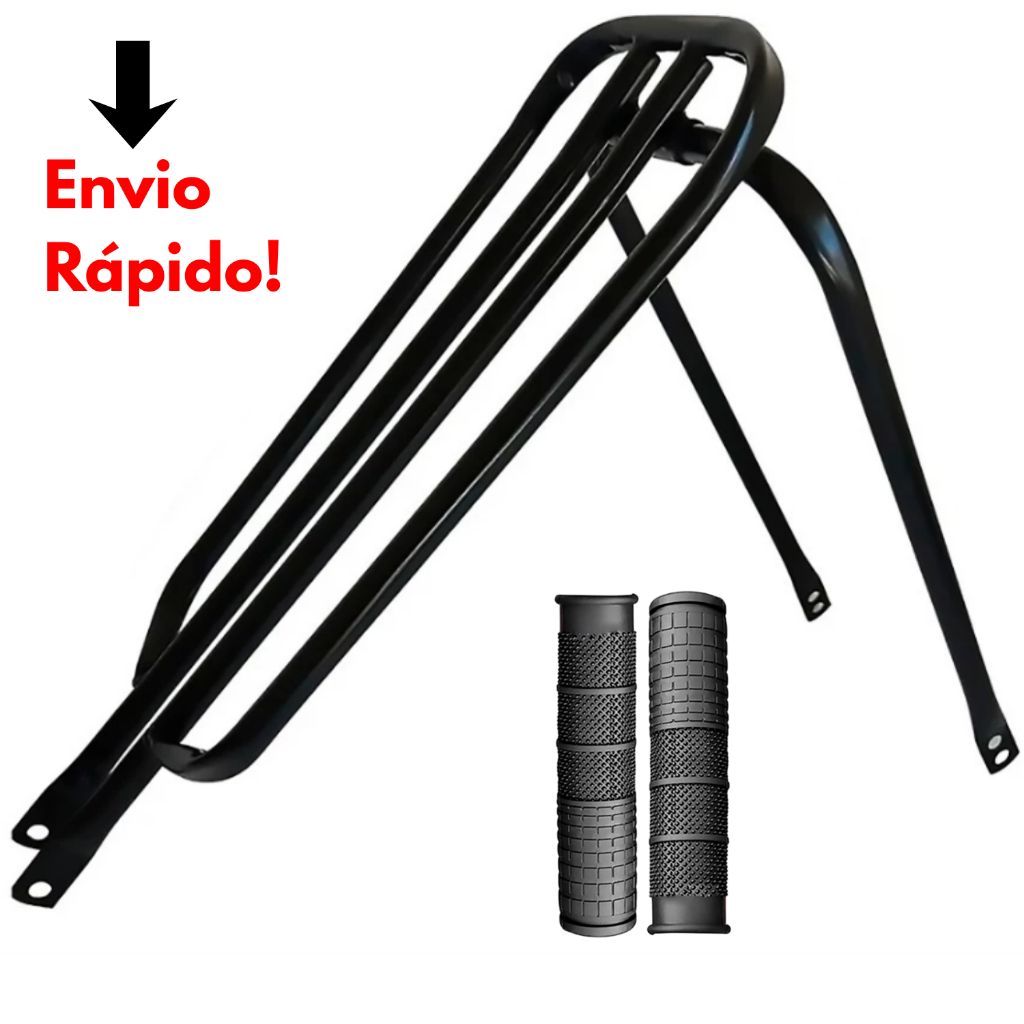 Garupa Bagageiro Reta BH Bike Bicicleta 24 26 Bike Motorizada Rabetao ...