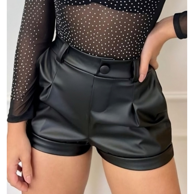 short couro | Shopee Brasil
