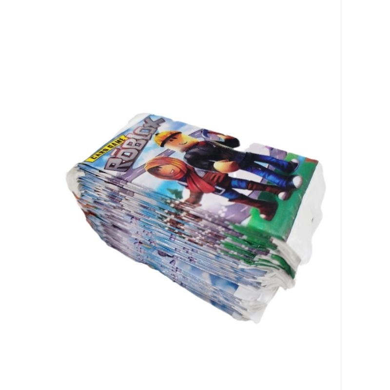 Kit 400 Cartinhas Roblox =100 Pcte Cards Bater Bafo | Shopee Brasil