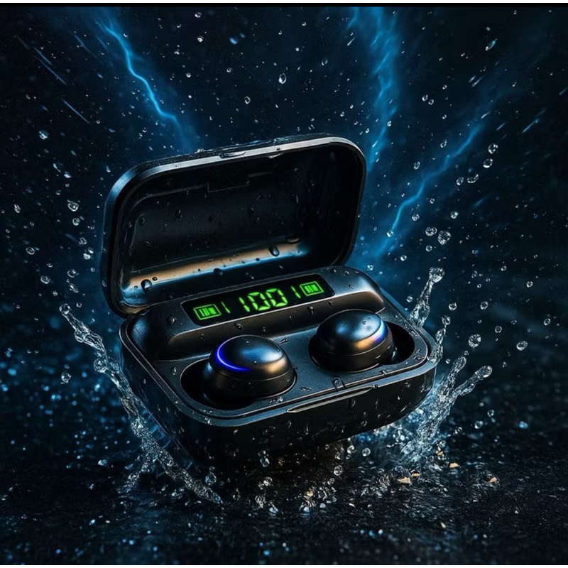 Fone Sem Fio TWS F9-5 Original – Display LED, Power Bank, Toque ...
