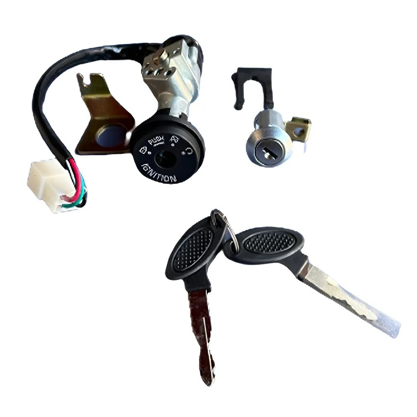 Chave Ignição +trava Banco Shineray Ray 50, Rio 125 | Shopee Brasil