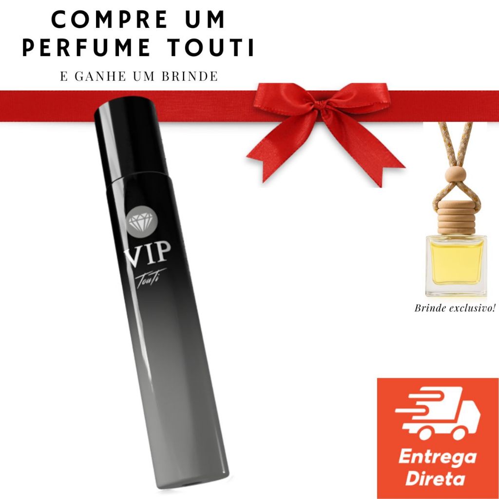 Perfume Vip Touti Mais Vendidos Masculino Feminino + Briinde Exclusivo ...