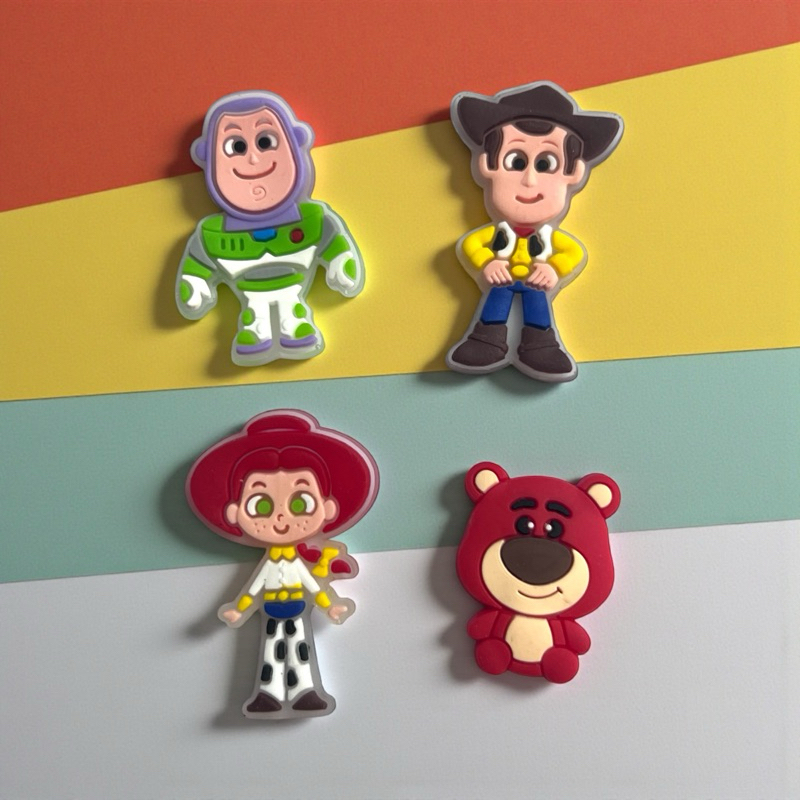 Kit 4 Pins Personagens Toy Story Fofo Emborrachados | Shopee Brasil