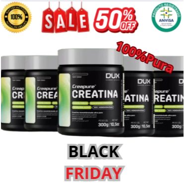 Creatina Dux 300g Creatine 100% Pura Monohidratada Materia Prima ...