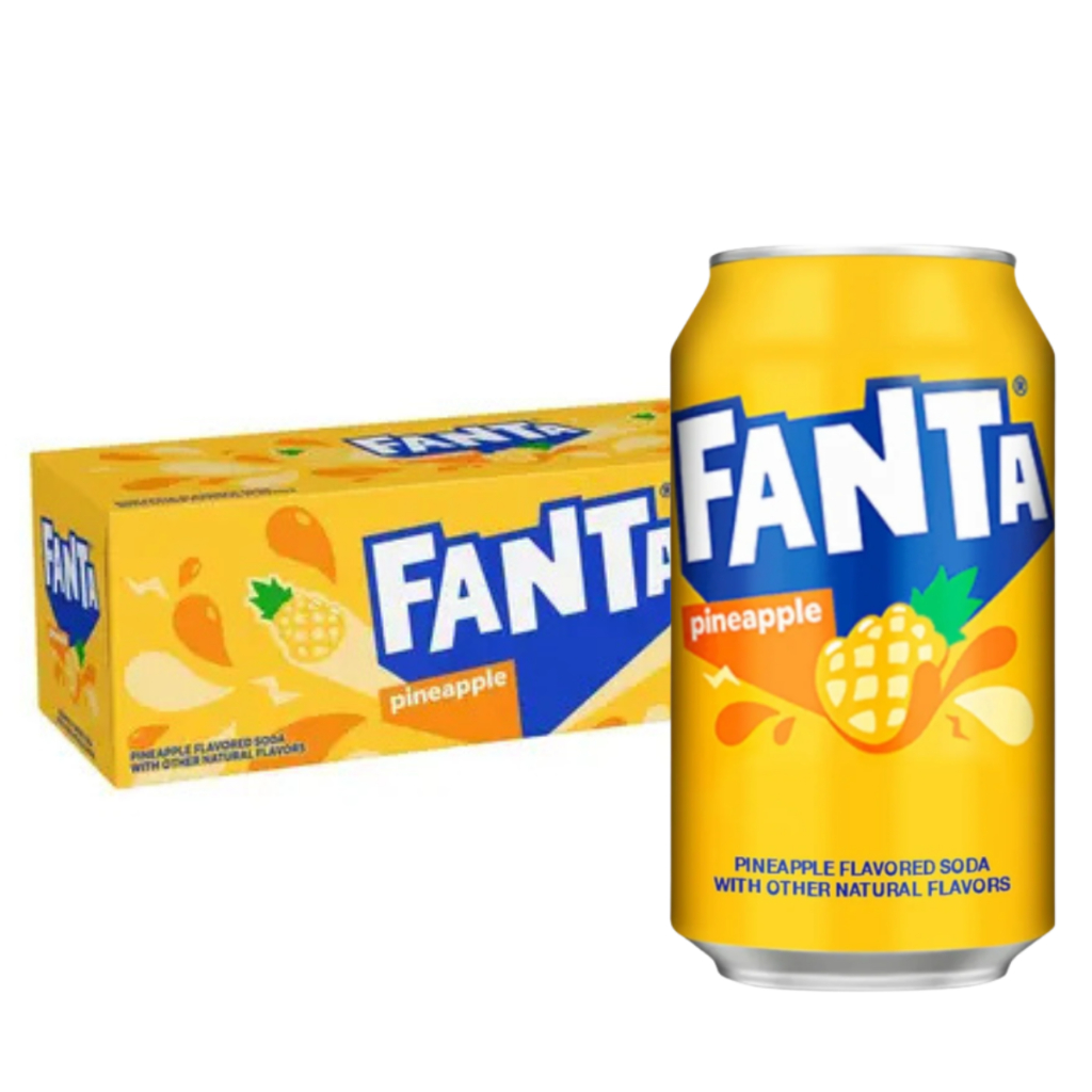 12 Refrigerante Lata Fanta Pineapple Abacaxi Importado | Shopee Brasil