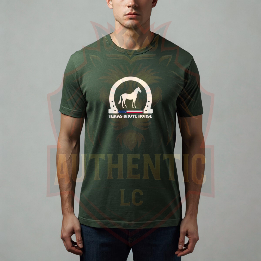 Camiseta Country "Cavalo e Ferradura" Brute Horse Masculino Malha ...