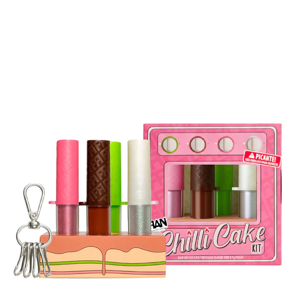 Franciny Ehlke Kit Chilli Cake (Contém 4 Glosses com 3,3g cada ...