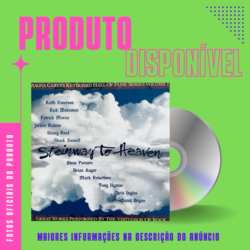 CD STEINWAY TO HEAVEN - FAME SERIES VOLUME 1 | Shopee Brasil