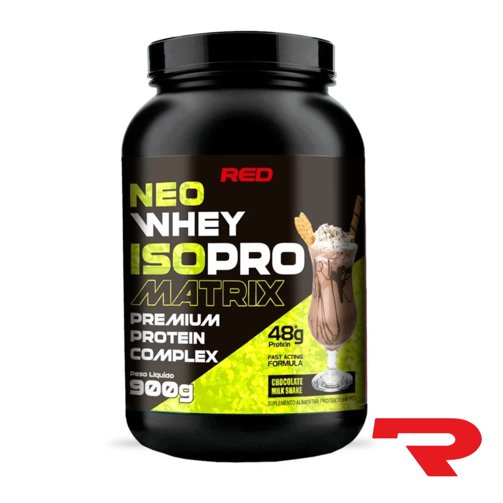 Whey Protein Isolado e Concentrado Neo Isopro Matrix Blend 900g Red ...