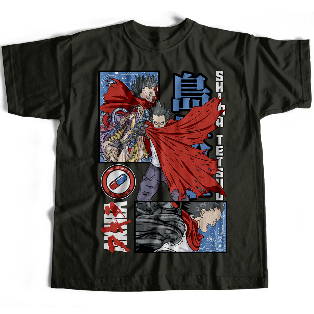 Camiseta Básica Tetsuo Shima V01 Akira | Shopee Brasil