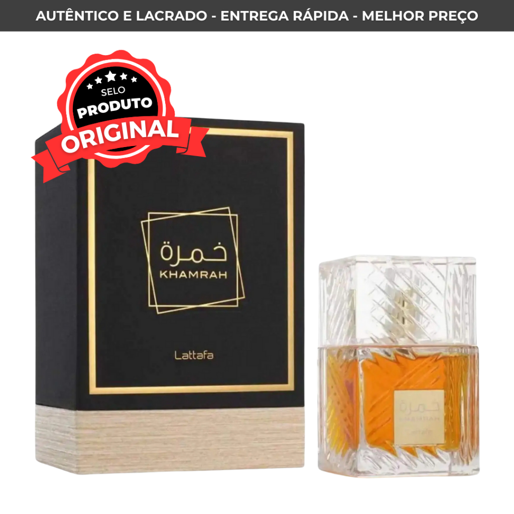 PERFUME KHAMRAH BLACK - LATTAFA - EAU DE PARFUM 100 ML UNISSEX ORIGINAL ...