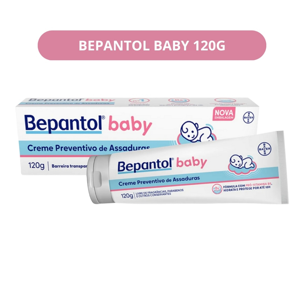 Creme Bepantol Baby 120 Gramas Pomada Preventiva de Assaduras Original ...