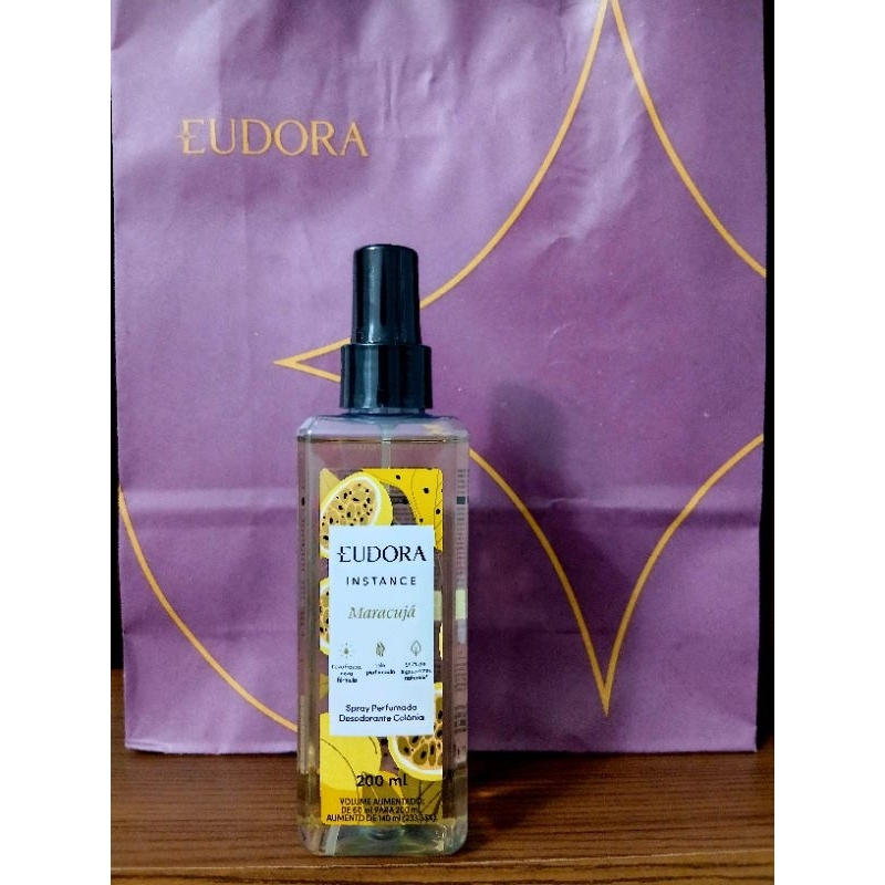 Body Splash Colônia Desodorante Feminino Eudora Instance Maracujá 200ml ...