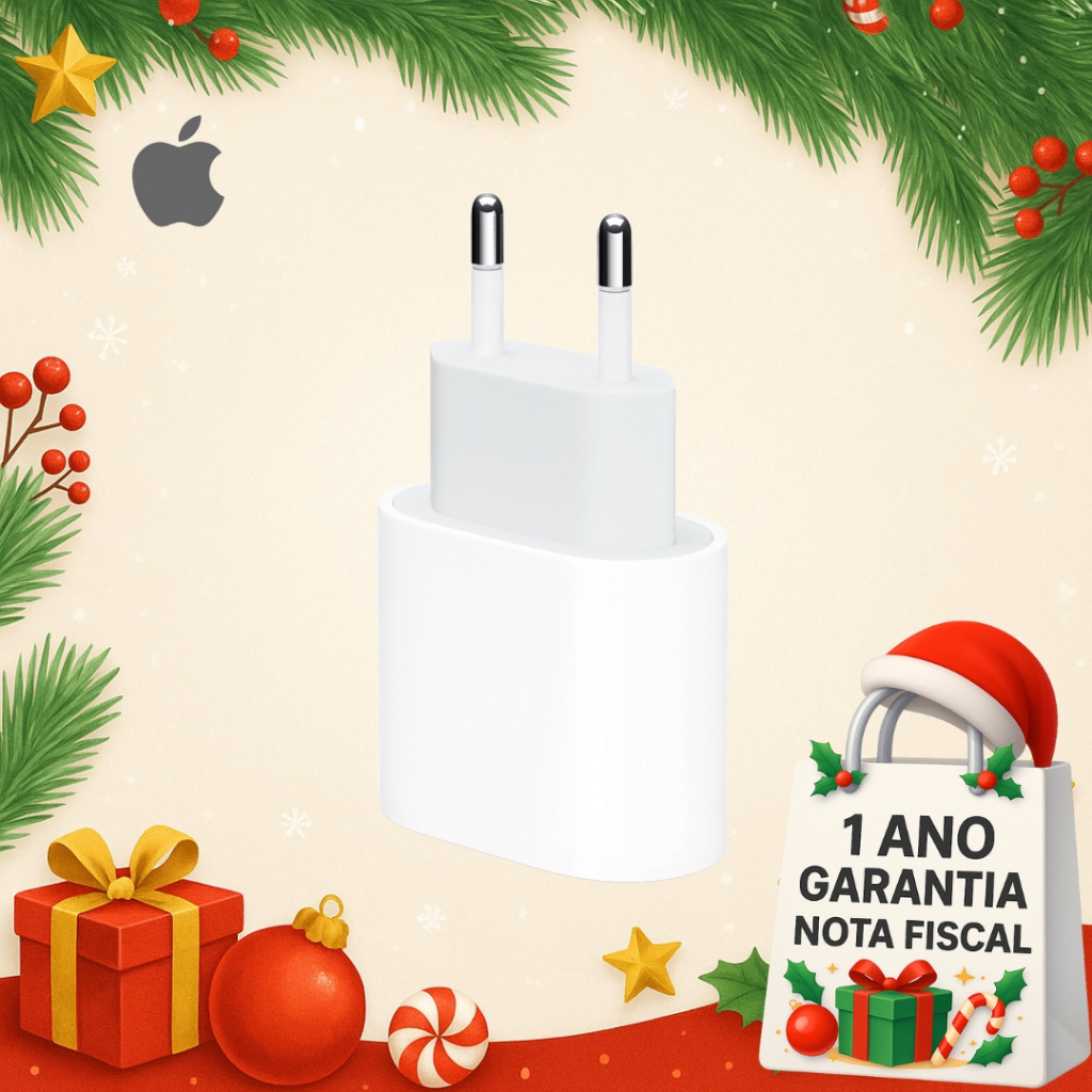 Fonte Original Apple USB-C 20W – Carregador Rápido para iPhone e iPad ...