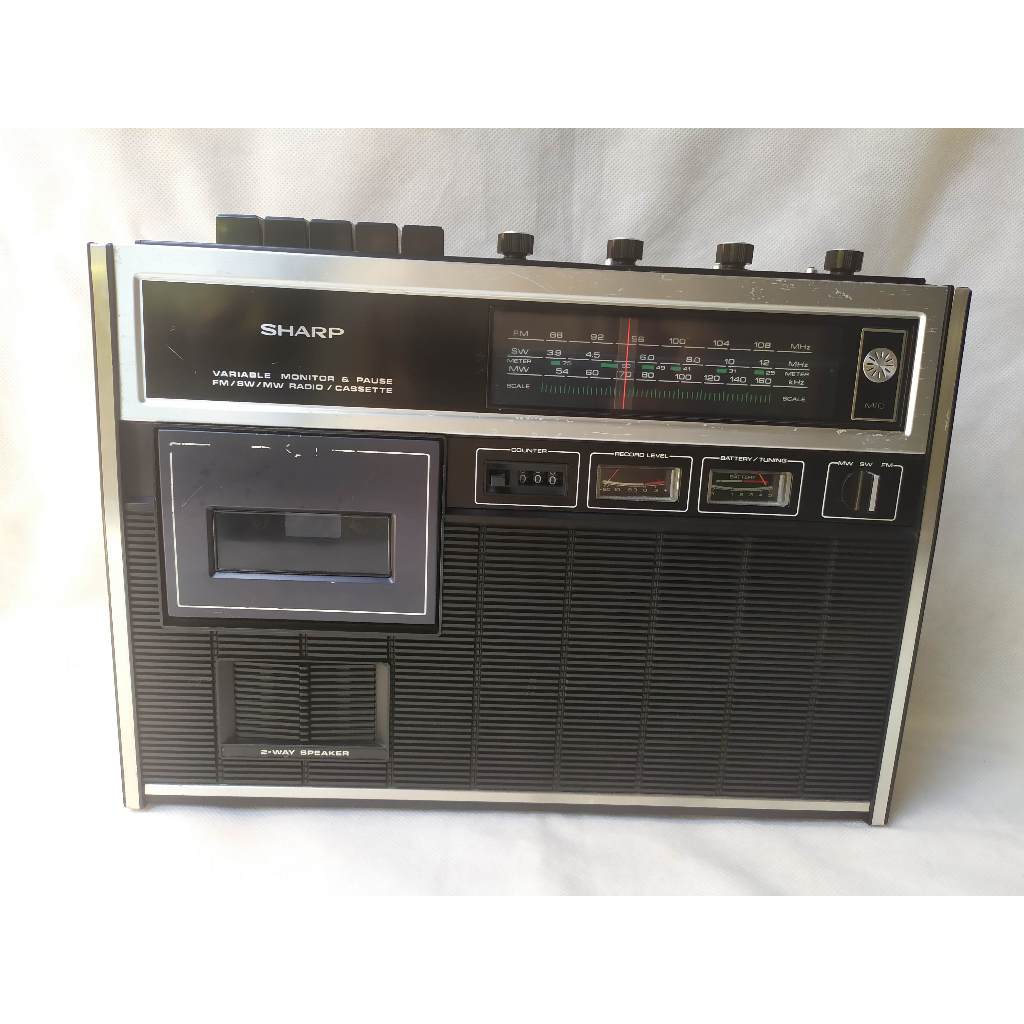 Radio Portatil Sharp RD-467XA. Equipamento Raro. | Shopee Brasil