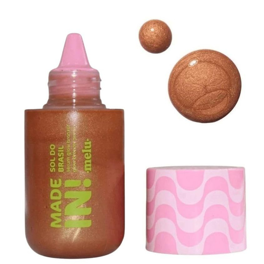 Sérum Glow Bronzer Pôr do Sol Sol do Brasil Efeito Dourado Made in Ruby ...