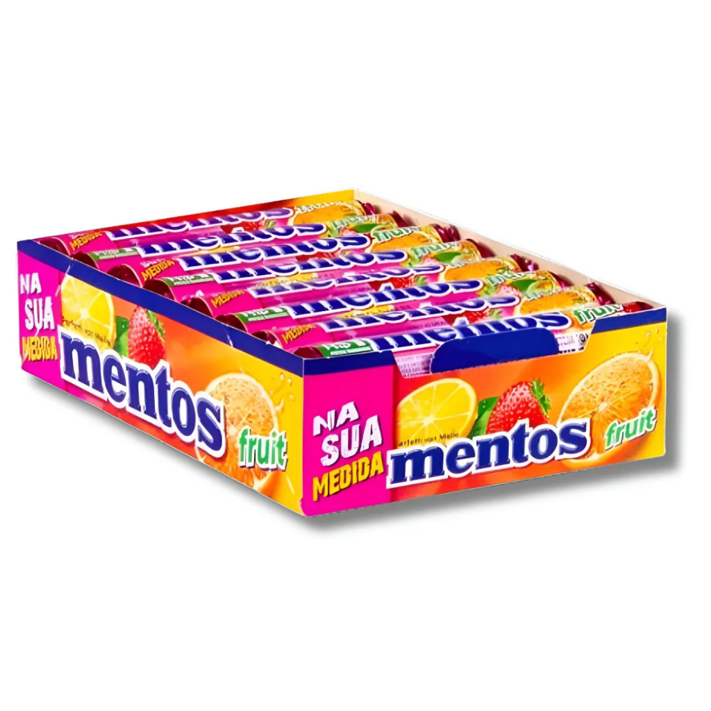 Mentos Bala Fruit Perfetti Van Melle 472g | Shopee Brasil