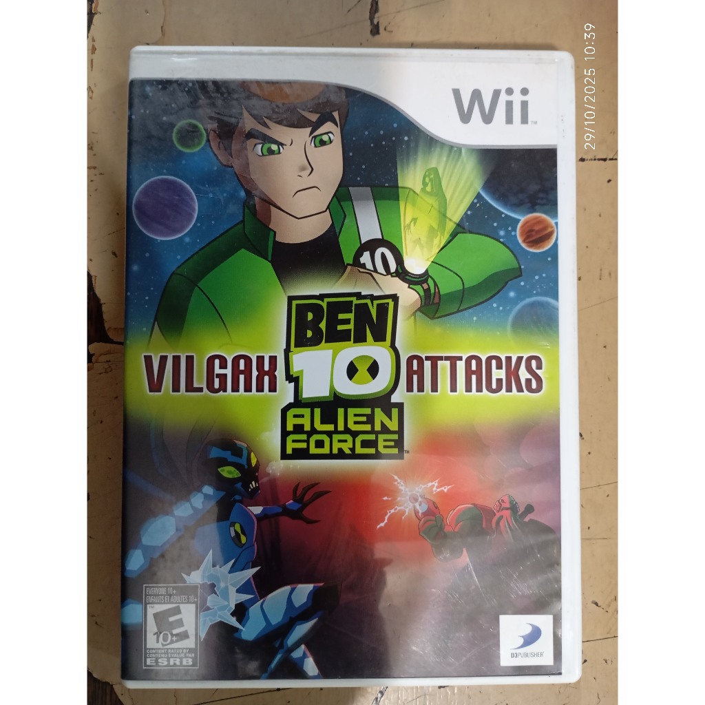 Jogo Ben 10 Alien Force Vilgax Attacks Nintendo Wii | Shopee Brasil