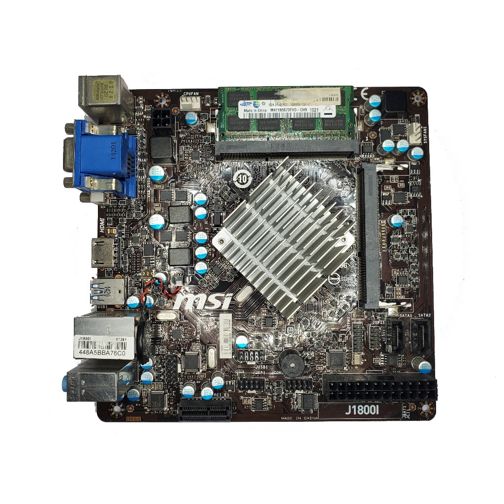 Placa-mãe desktop / Mini-ITX com CPU integrada MSI J1800I | Shopee Brasil