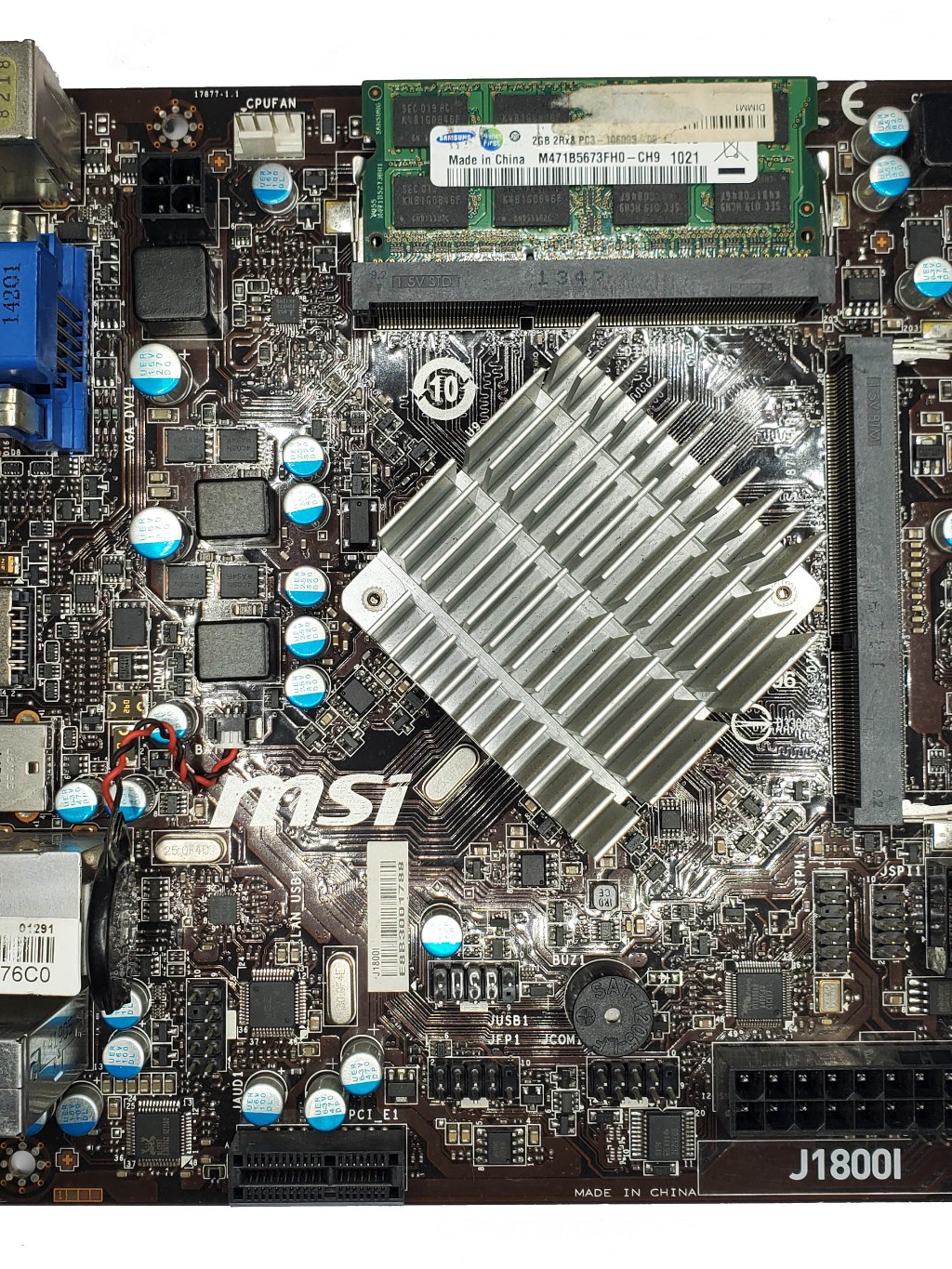 Placa-mãe desktop / Mini-ITX com CPU integrada MSI J1800I | Shopee Brasil