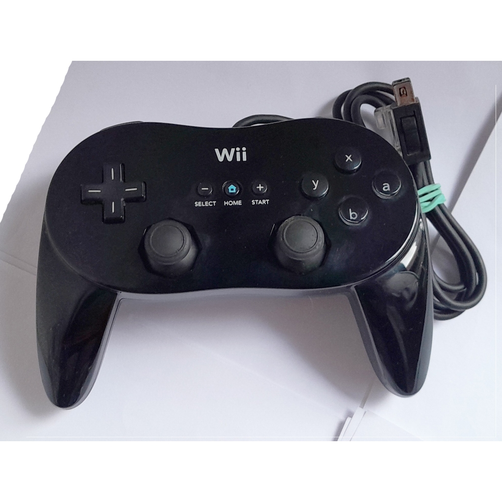 Controle Classic Pro Black Original - Nintendo Wii No Estado | Shopee ...