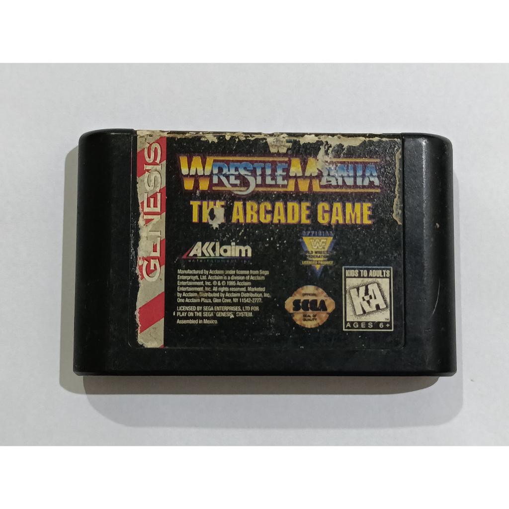 WWF Wrestlemania The Arcade Game p/ Mega Drive Original | Shopee Brasil