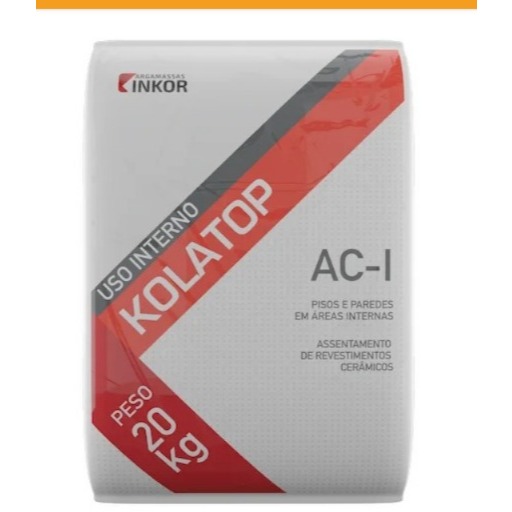 Argamassa AC1 Kolatop 20KG | Shopee Brasil
