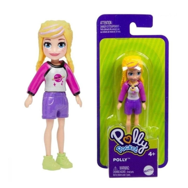 Polly Pocket - Boneca Polly Happy Hour - Mattel | Shopee Brasil