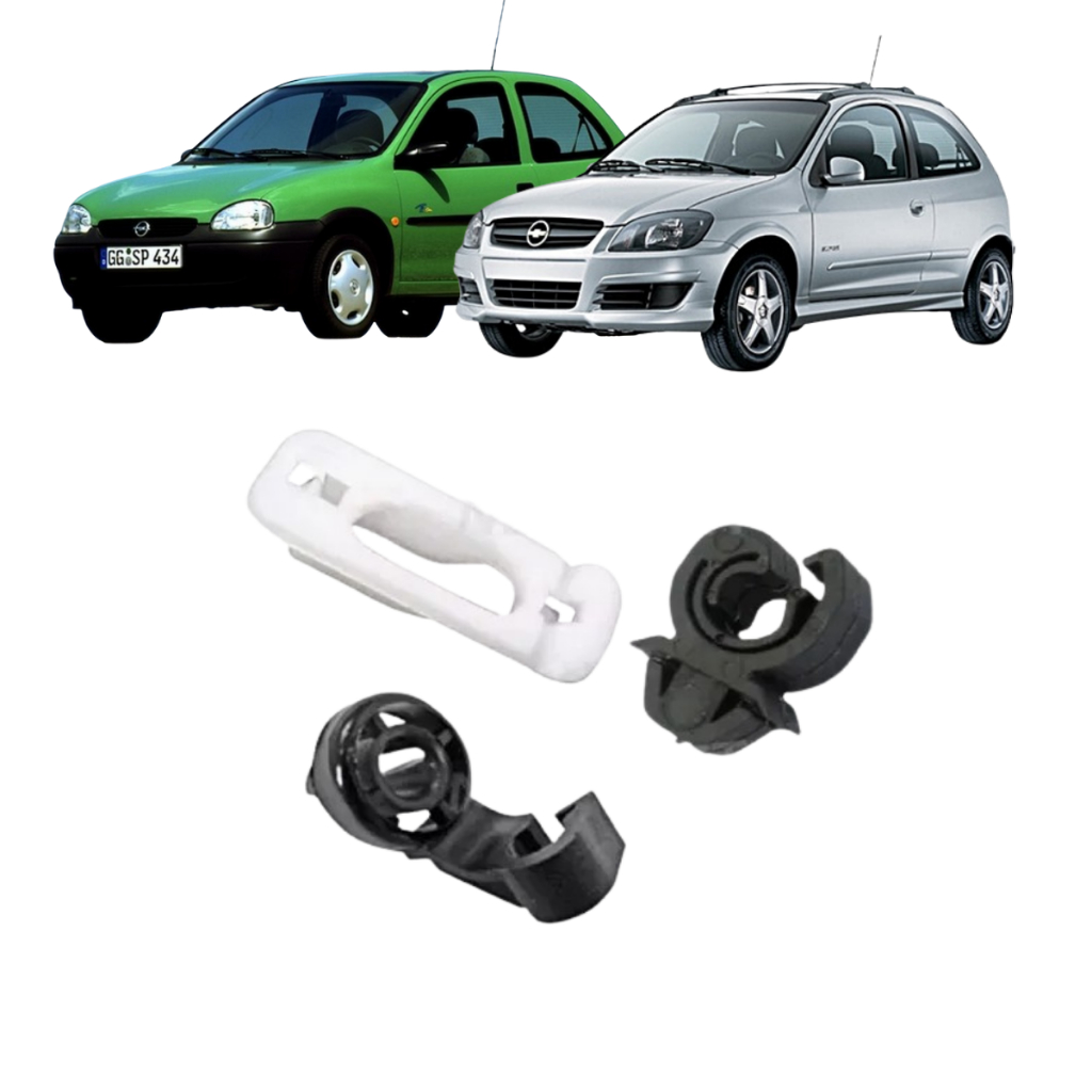 KIT GRAMPO HASTE VARETA CAPO CORSA CELTA 3 PEÇAS | Shopee Brasil