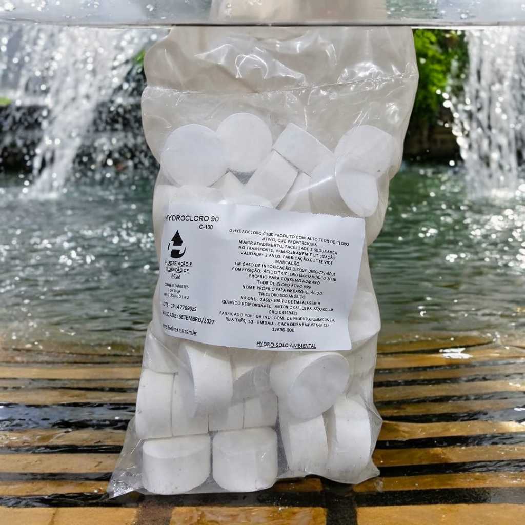 Hydrocloro 90 - Pastilhas de cloro para Tratamento de Água consumo ...
