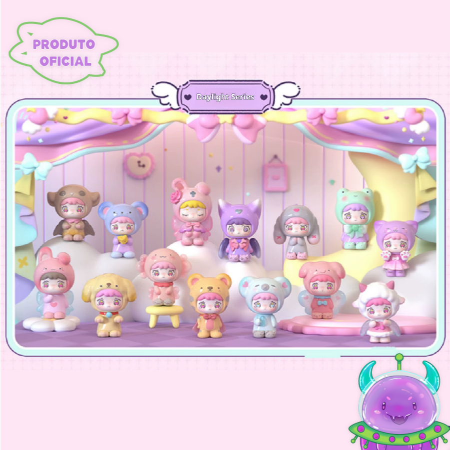 QUBII Day at Animal Castle Blind Box Caixa Surpresa Boneco | Shopee Brasil