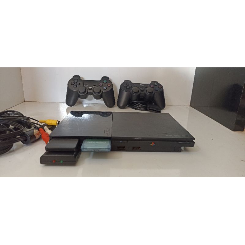 Playstation 2 com 24 jogos 2 controles | Shopee Brasil