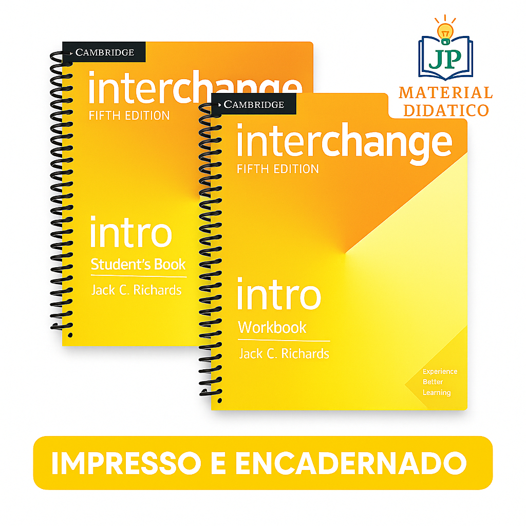 Interchange 5th Edition Intro Students Book Mais Workbook | Shopee Brasil