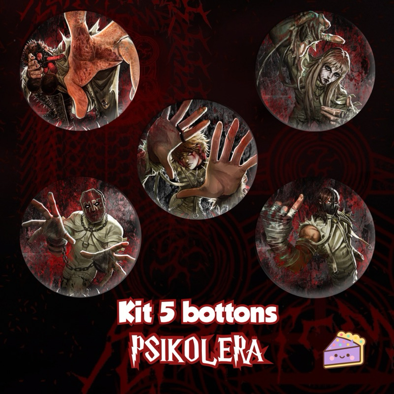 Bottons/Broches Variados PSIKOLERA RPG Ordem Paranormal Hexatombe 3,5cm/4,5cm/5,5cm | Shopee Brasil