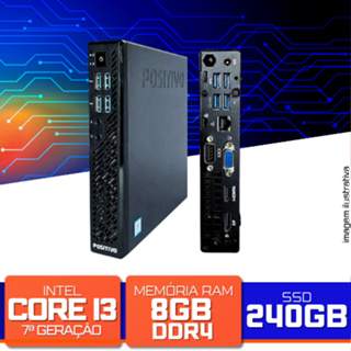 Mini PC Positivo C610 MiniPRO - Intel Core i3-7100 3.40GHz, 8GB DDR4 ...