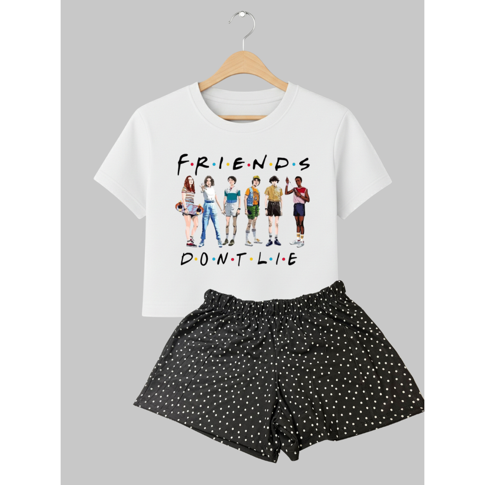 Pijama Serie Adulto Infantil e Juvenil Stranger Things Personagens ...