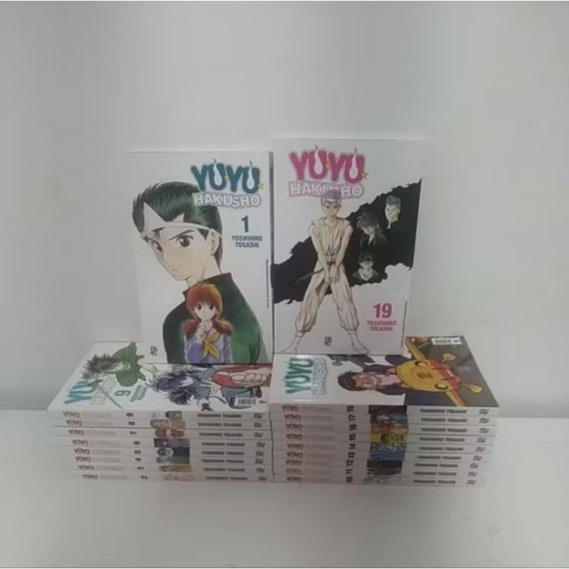 coleção de mangás yu yu hakusho 1 ao 19 para venda avulsa dos mangas ...