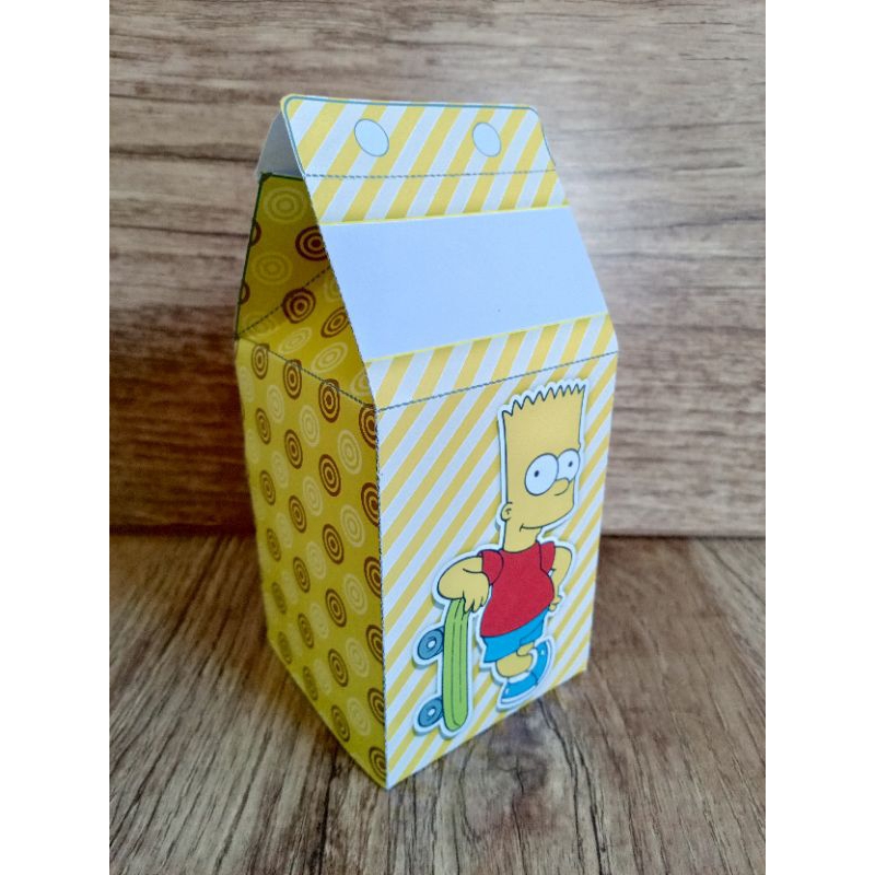 Caixa Simpsons MILK personalizada | Shopee Brasil