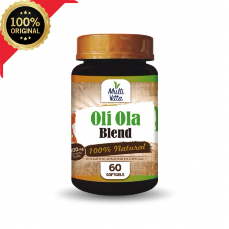 OLI OLA BLEND 1000MG NATURAL 60 CÁPSULAS MULTIVITTA | Shopee Brasil