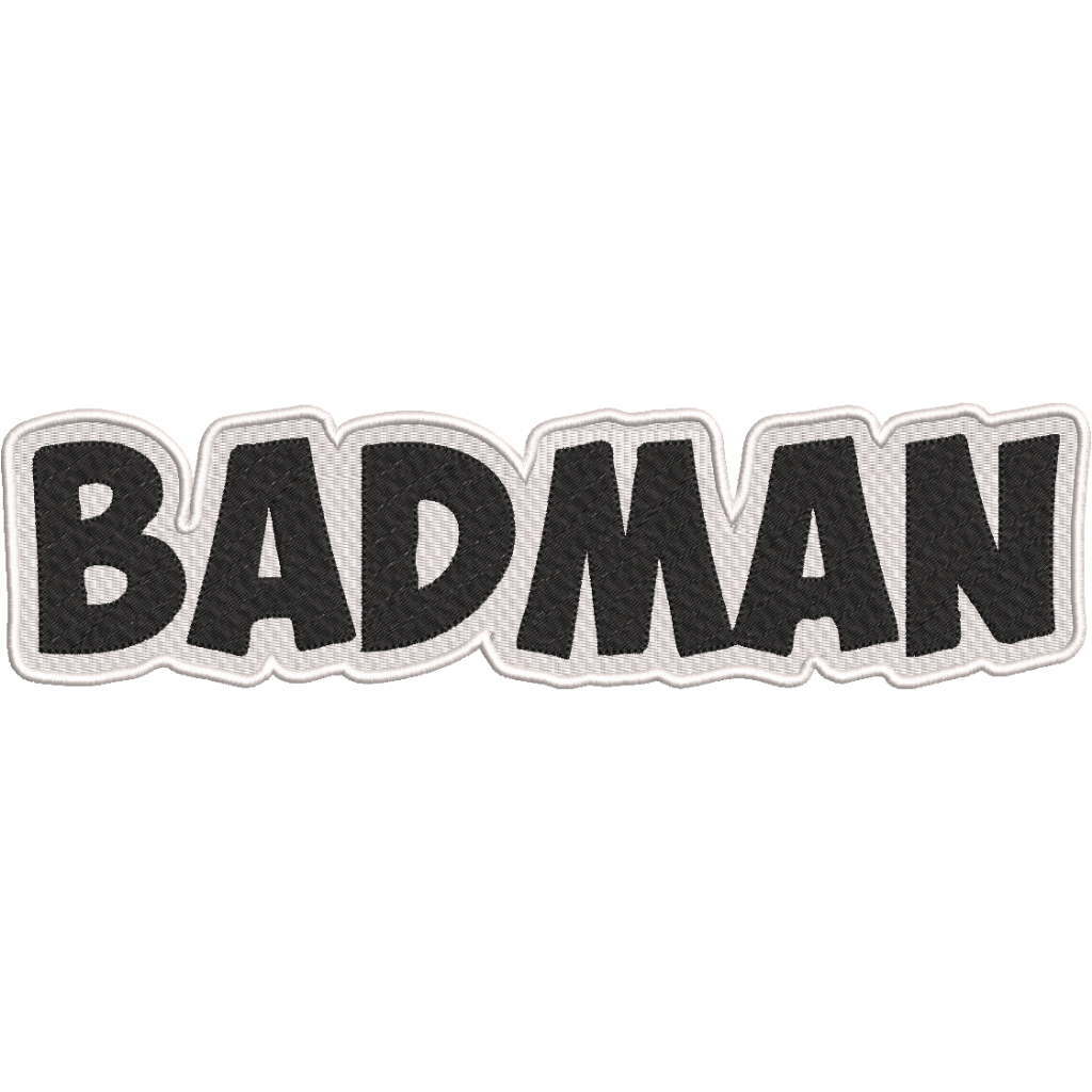 Patch bordado BADMAN termocolante pequeno | Shopee Brasil