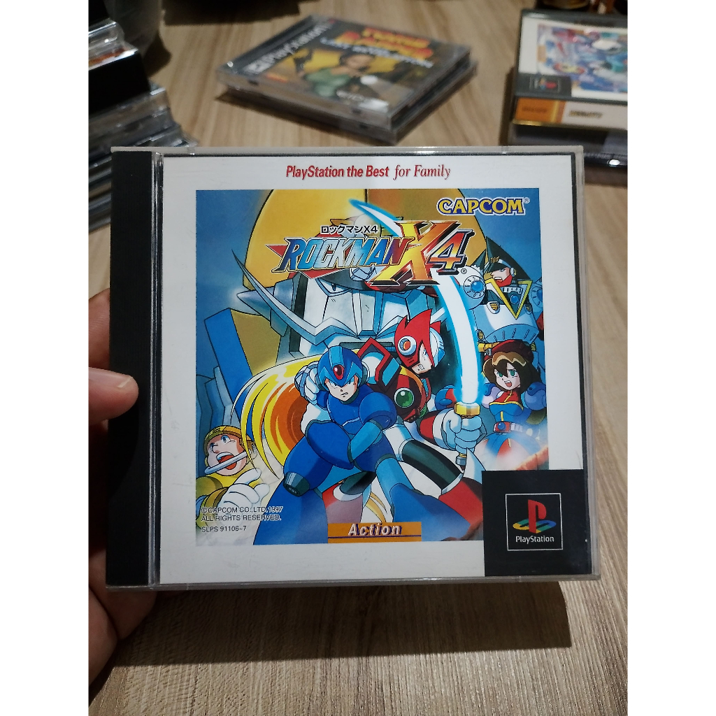 Rockman X4 / Megaman X4 para Playstation - Original | Shopee Brasil
