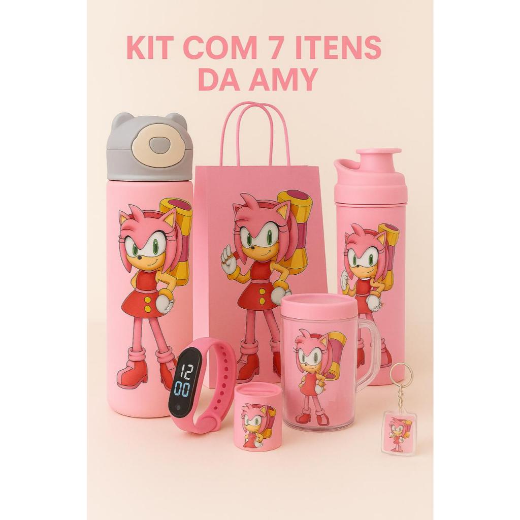 Kit Amy Rose – 7 Itens – Presente Perfeito + Personalização Grátis ...