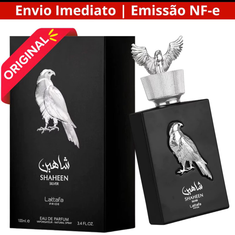 Perfume Shaheen Silver Lataffa Unissex 100ml Eau de Parfum Original Com ...