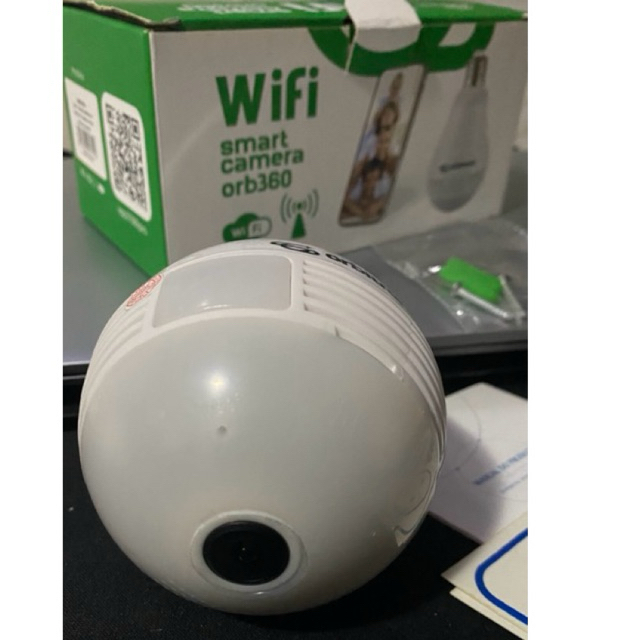 Câmera IP WiFi panorâmica Modelo ORB360 graus | Shopee Brasil