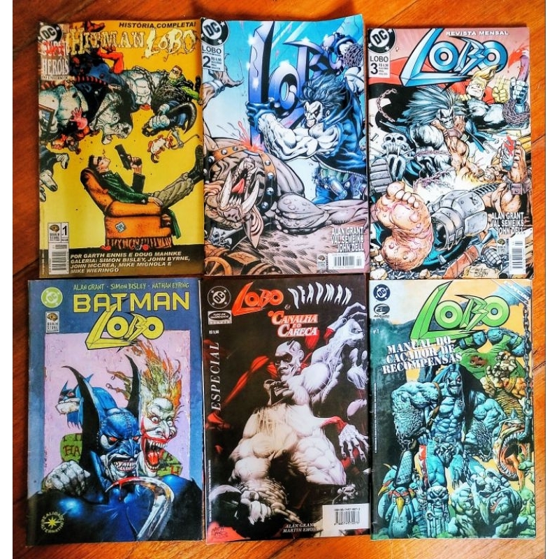 Lote 6 HQ Lobo | Shopee Brasil