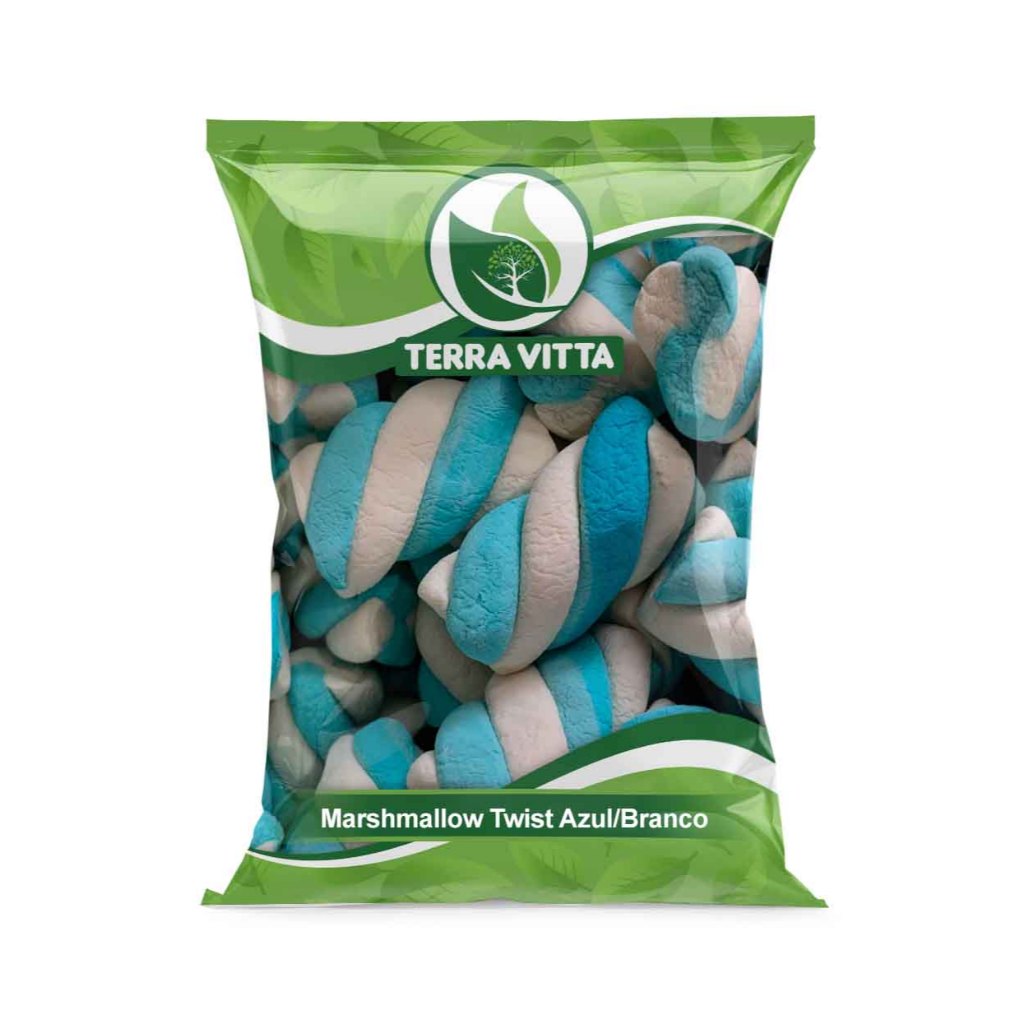 Marshmallow Twist Azul/Branco | Shopee Brasil