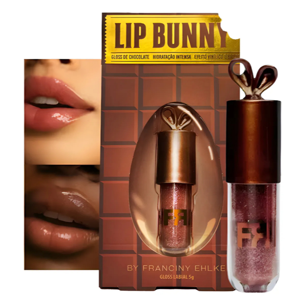 Gloss Labial Fran by Franciny Ehlke Lip Bunny 5G Chocolate Hidratante ...
